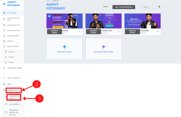 Come aggiungere notifiche del browser al tuo sito web Builderall Builder – Builderall Knowledgebase.
