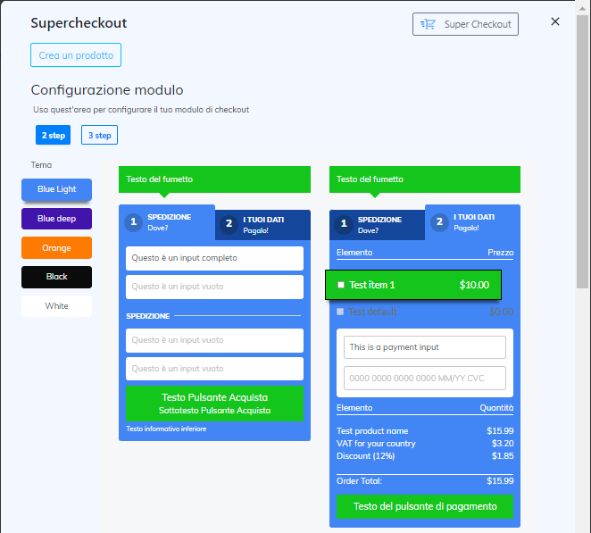 Come aggiungere l’elemento Supercheckout a Builderall Builder – Builderall Knowledgebase.