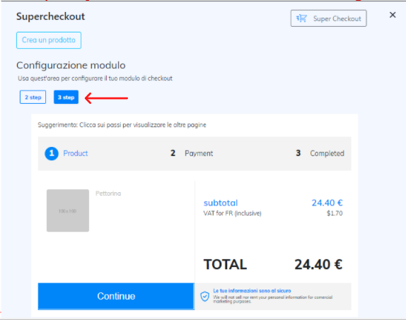 3 passi per il checkout di Builderall Builder – Builderall Knowledgebase.