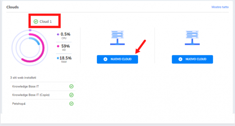 Panoramica della dashboard di WordPress Pro – Builderall Knowledgebase.